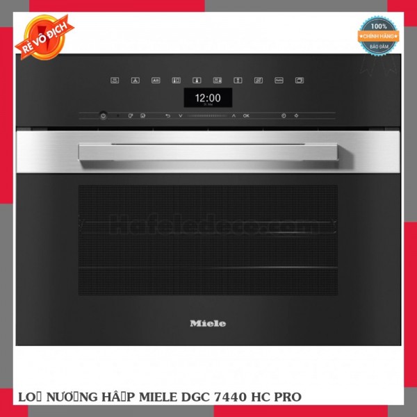 LÒ NƯỚNG HẤP MIELE DGC 7440 HC PRO Nhập khẩu Chính Hãng | HAFELE DECO