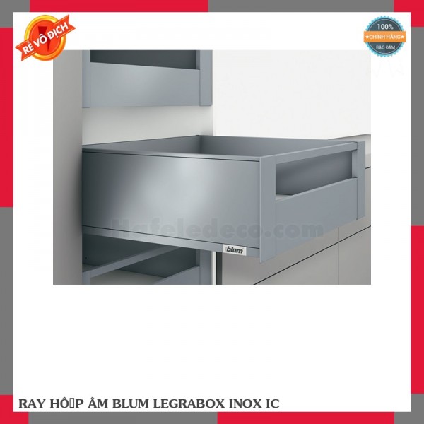 RAY HỘP ÂM BLUM LEGRABOX INOX IC Nhập khẩu Chính Hãng | HAFELE DECO